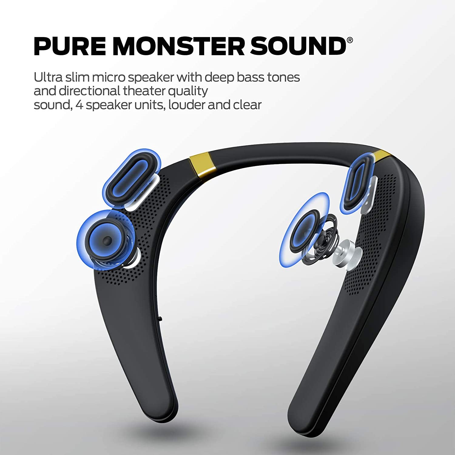 Monster Boomerang Neckband Bluetooth Speaker Saves up to 34% at $59.49 ...