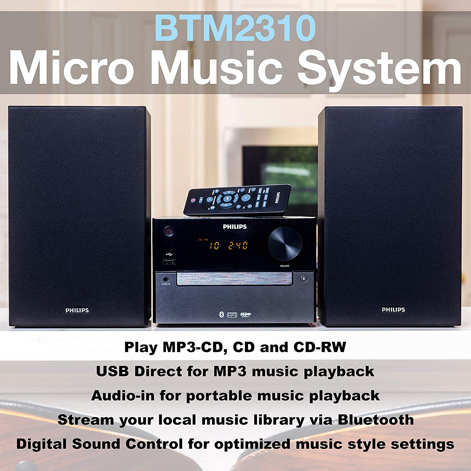 PHILIPS Bluetooth Stereo System Saves 30% at $119 on Amazon Now ...